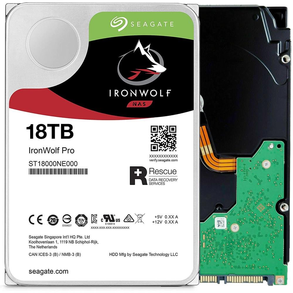 Seagate IronWolf Pro 18TB 3.5" 256MB ST18000NE000 HDD Hard Disk Drive ...
